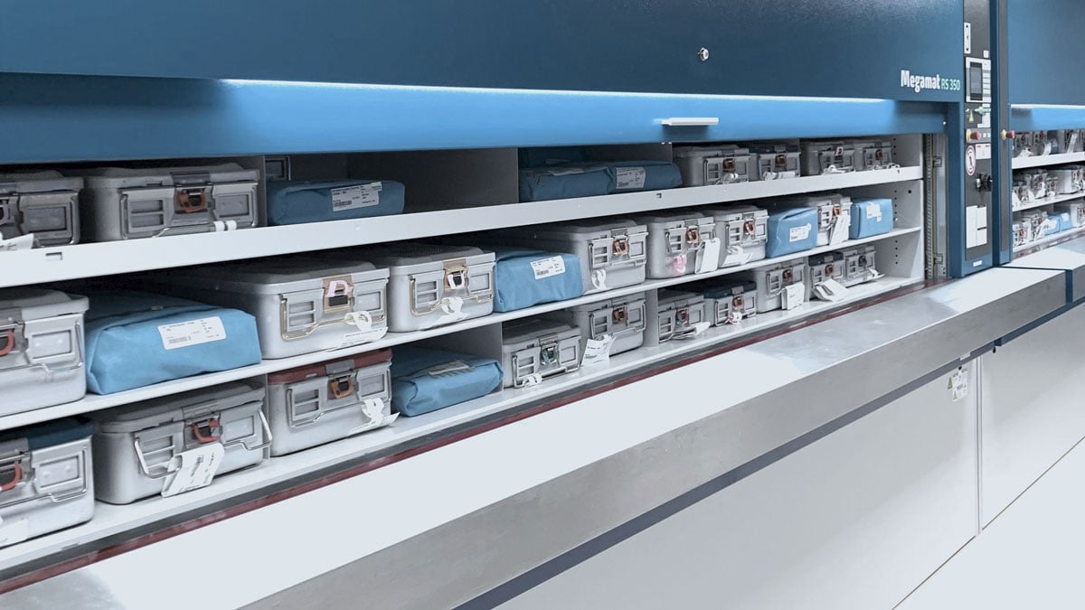 How an SPD Vertical Carousel Improves Your Sterile Storage Workflow